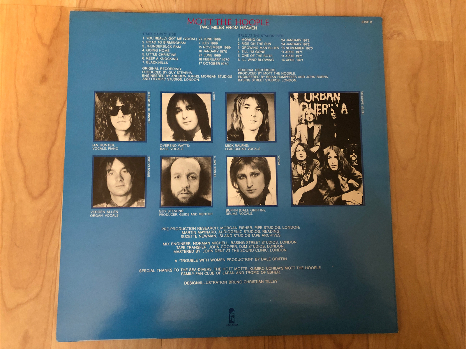Mott The Hoople ‎– Two Miles From Heaven 1980 Island IRSP 8 Jacket NM ...