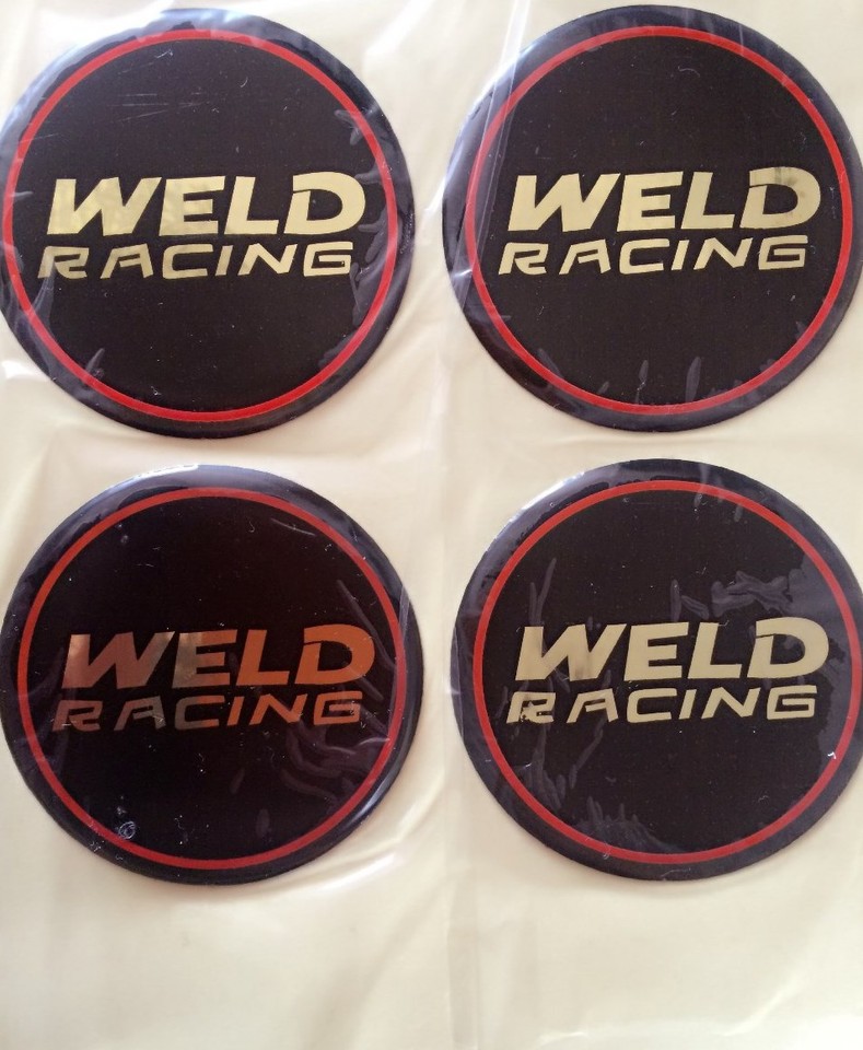 Weld Racing Decals WEL601-3010 Center Cap Emblems Draglite rims Pro ...