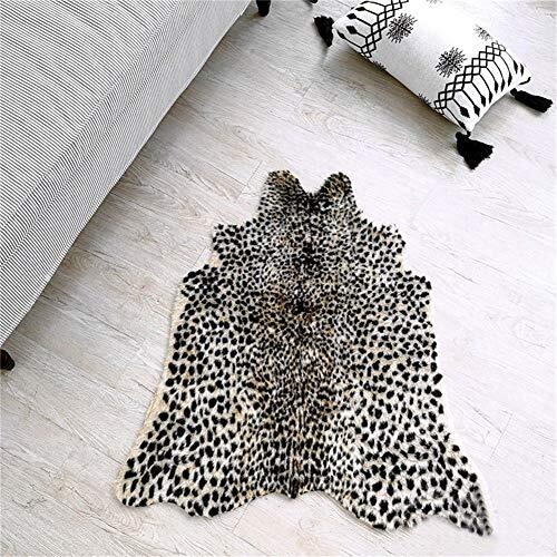 Leopard Print Rug Faux Cowhide Cheetah Skin Rug Animal Printed Area Rug ...