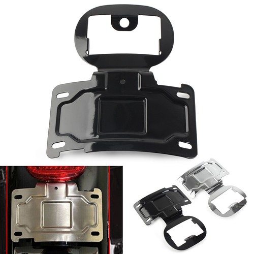 Motorcycle License Plate Relocation Kit Fit Harley Touring 550755414985 ...