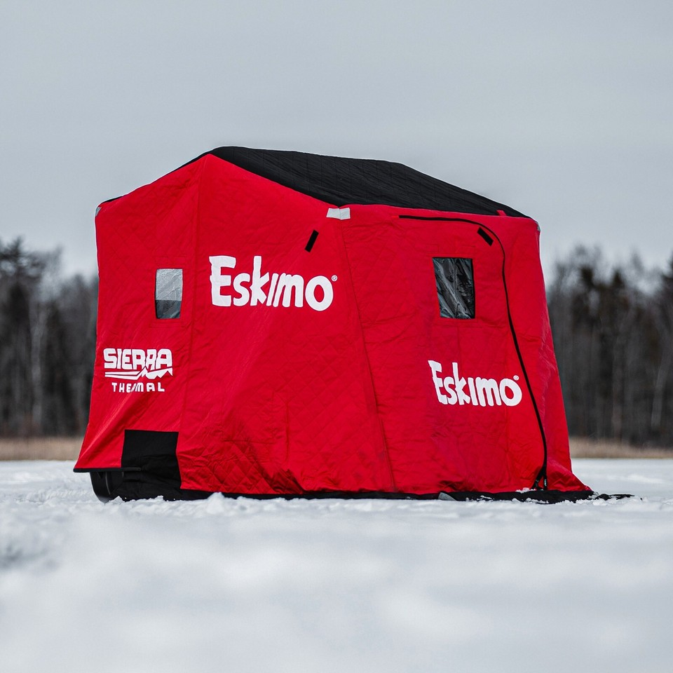 Eskimo Insulated Sierra Portable Ice Fishing Flip-Style Shelter, 2 ...