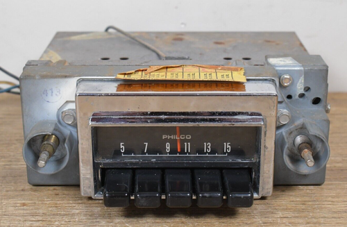 UNTESTED Vtg 1968 OEM Ford Philco 5-Button AM Radio C90A-18806 Genuine ...