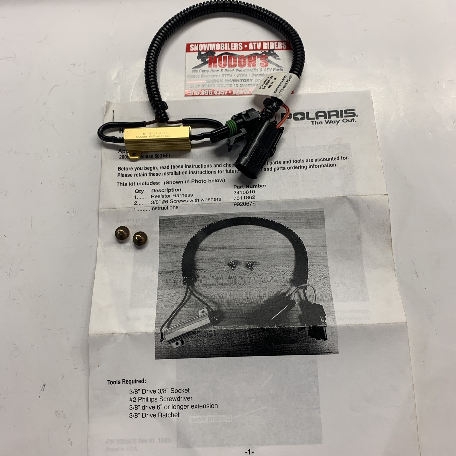POLARIS Sportsman 500 2006 HOT LIGHT RESISTOR KIT 2203193 New Oem | eBay