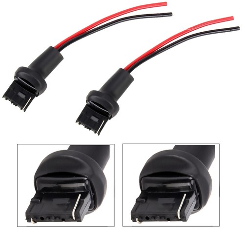 Pigtail Wire Male Socket 7440 T20 Two Harness Cable Back Up Reverse ...