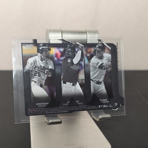 2025 Topps AL RBI Leaders Acetate /10 Aaron Judge J. Ramirez B. Rooker ...