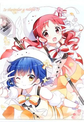 Tapestry Maya Meg B2 Is The Order A Rabbit Animejapan 2017 Goods | eBay