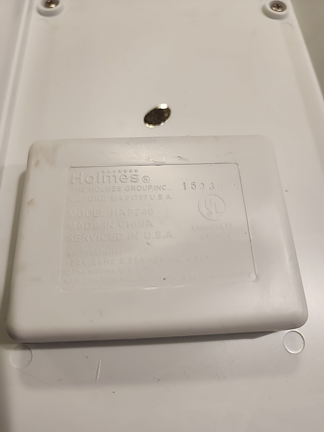 Working Holmes Air Purifier Ionizer Model HAP240 for sale online | eBay