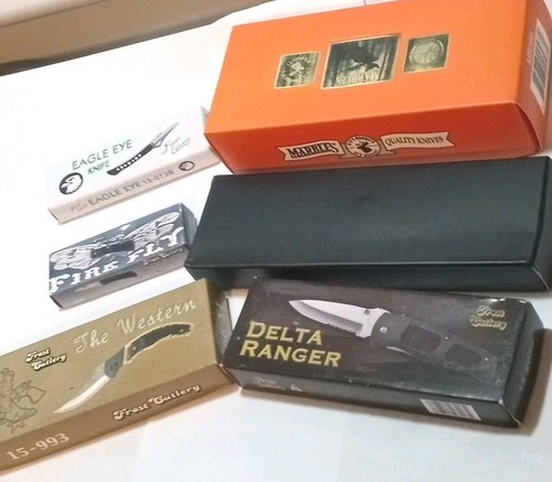 The Western Pocket Knife Lot Of 6 NOS Marbles, SOG, Etc #82c | eBay