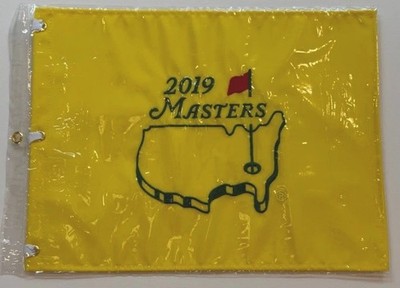2019 MASTERS FLAG Golf FLAG Authentic Augusta National New Tiger Woods ...
