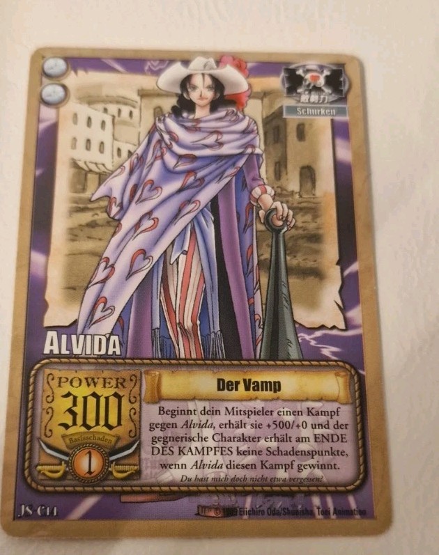 One Piece Karte JS-C11 Alvida Der Vamp | eBay UK
