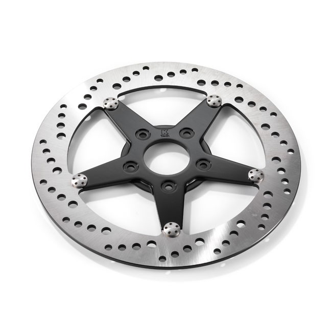 K-Tech Perforated Brake Disc In Stainless Steel 11.5'' | eBay