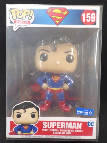 SUPERMAN FUNKO! POP DC HEROES 10" VINYL FIGURE #159 NEW IN BOX | eBay