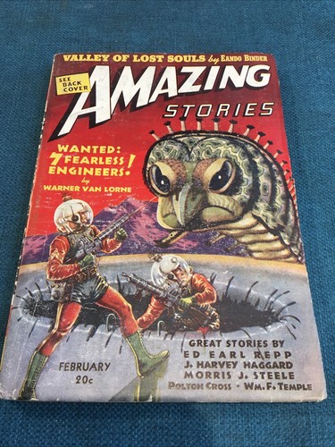 Amazing Stories Pulp Magazine February 1939 | eBay