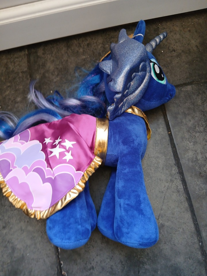 Build a Bear My Little Pony - Princess Luna Unicorn Dark Blue/moon ...