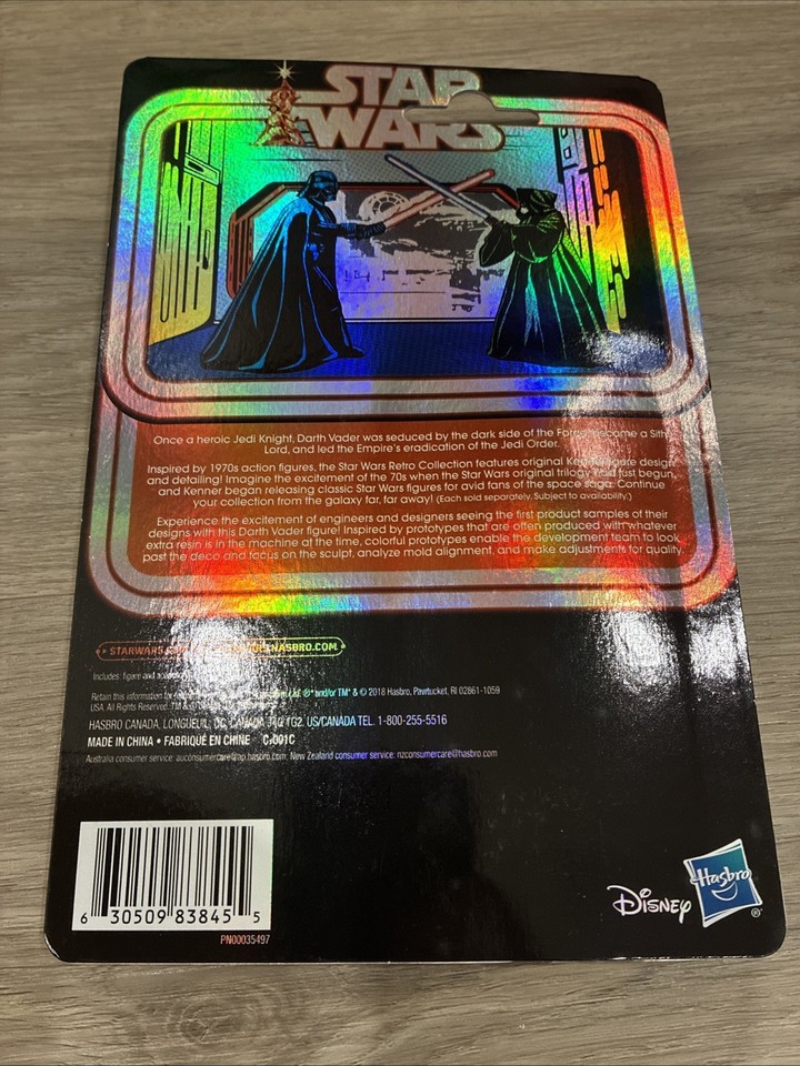 DARTH VADER PROTOTYPE Star Wars Retro Collection SDCC Yellow Head | eBay