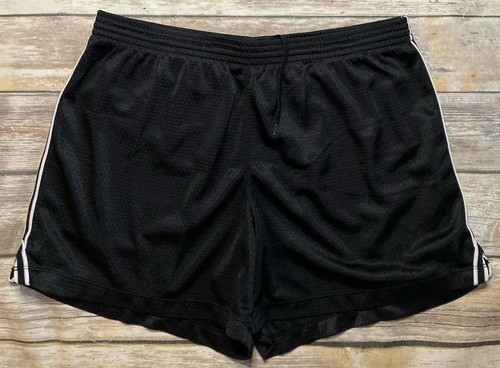 CHAMPION Men's Elastic Tie Waist Polyester Black 5" Athletic Shorts ...
