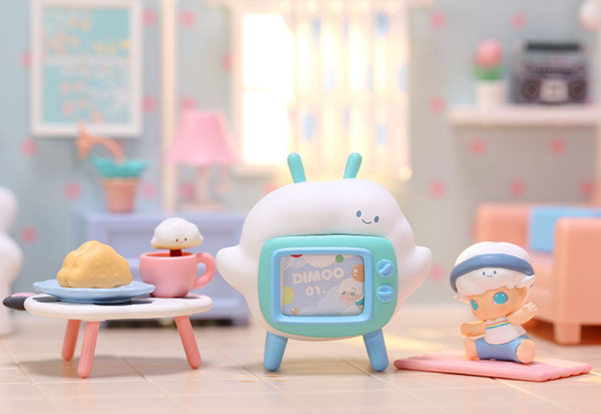 POPMART Dimoo Homebody Series Home Life Blind Box Confirmed Figure ...