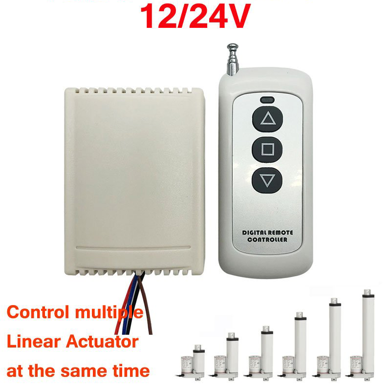 9-30V Wireless Remote Control Kit Linear Actuators DC 12V 24V Motor ...