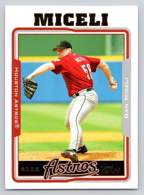 2005 Topps Baseball Card Dan Miceli #56 Houston Astros | eBay