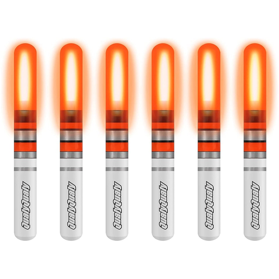 6PC Fishing Glow Sticks LED Glow Sticks for Fishing with Batteries ...