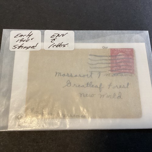 Vintage Early 1900s Postmarked Envelope With Letter Real Or Fake,you ...