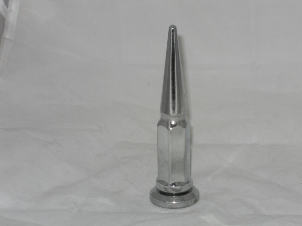 SPIKE ALCOA DUALLY WHEEL RIM CHROME 9/16"-18 LUG NUT WASHER AND CENTER ...