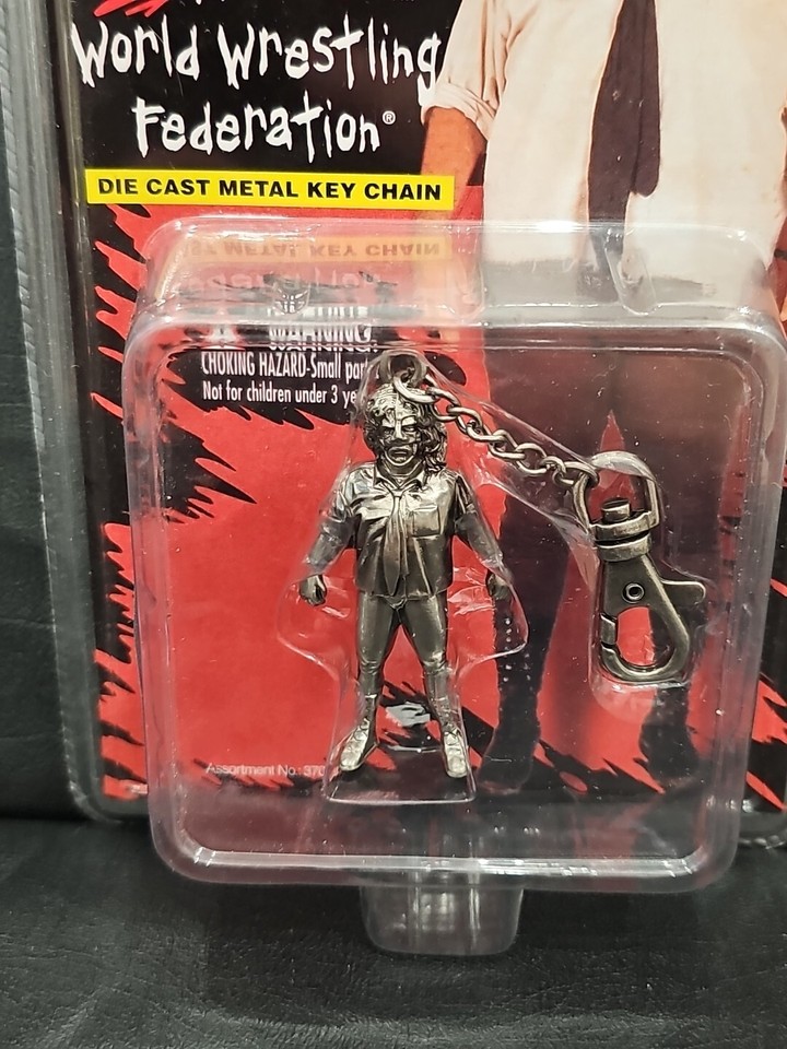 Placo Toys WWF World Wrestling Federation Mankind Keychain New Vintage ...