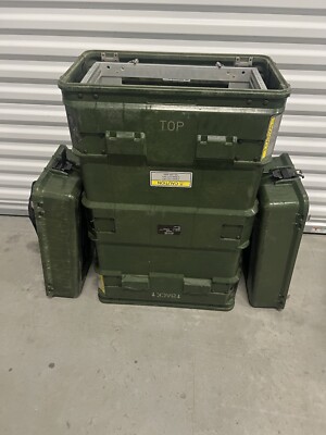 HARDIGG STYLE RACK MOUNT CASE GENERAL DYNAMICS MILITARY ELECTRONICS ...