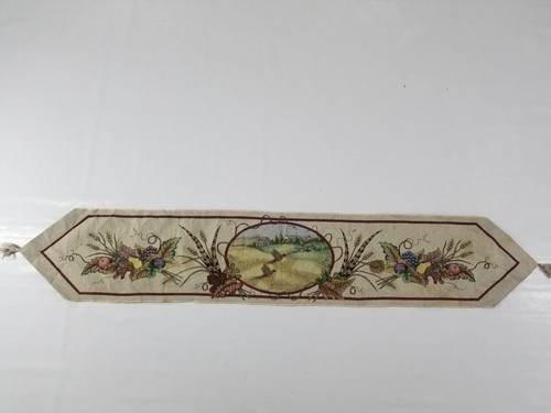 Vintage French Beautiful Scene Table Runner 180x32cm | eBay