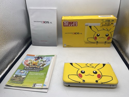 Nintendo 3DS XL Pokemon Pikachu Edition Yellow Console - U.S. Version W ...