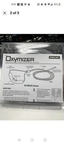 4 Each Of Oxymizer Disposable Mustache Style For Oxygen Conserving 0 ...