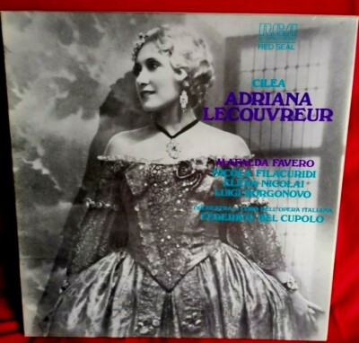 Cilea Adriana Lecouvreur Mafalda Favero 3 LP Box Set UK 1972 Menthe ...