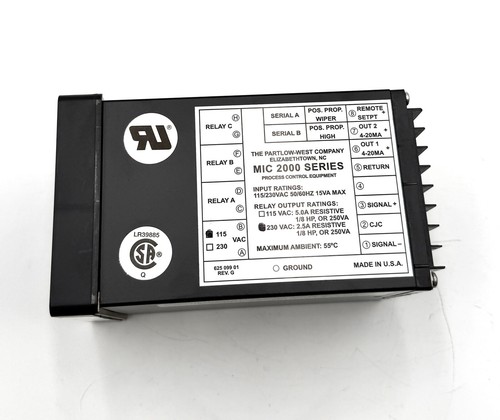 Partlow 2111111 Temperature Controller MIC 2000 Series | eBay
