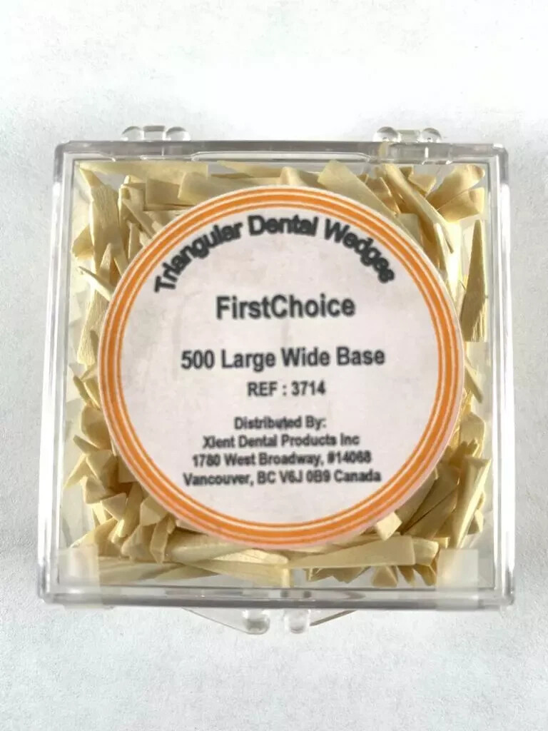 First Choice Triangular Wood Dental Wedges Large Wide Base 500 Pack | eBay