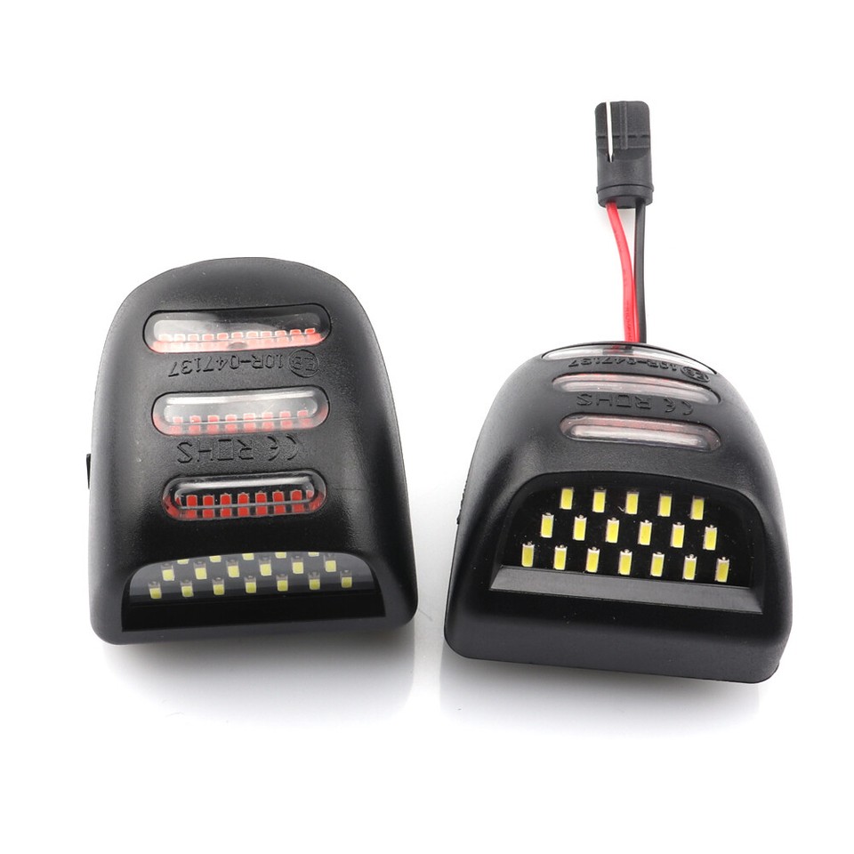 2Pcs Rear LED License Plate Light Lamp Kit for Chevy Silverado GMC ...