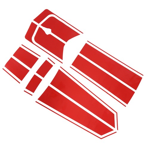 Red Roof Racing Stripes Overlay Graphic Decal Vinyl For Corvette C8 ...