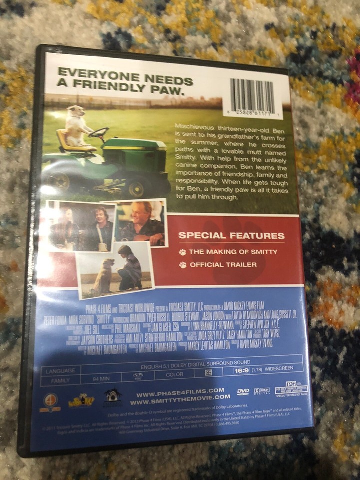 SMITTY DVD 2012 Everyone Needs A Friendly Paw Movie | eBay