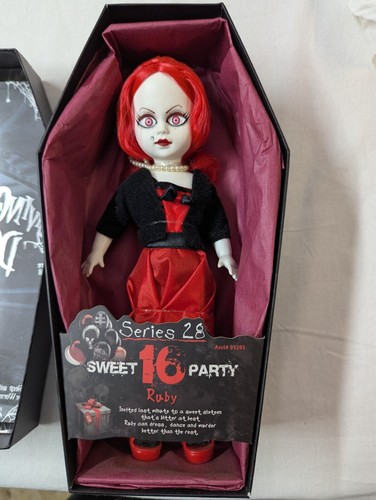 Mezco Living Dead Dolls Series 28 Ruby Sweet 16 Party Opened Unsealed ...