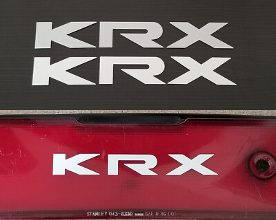 1988-1991 Honda CRX KRX Raised Letters Kit emblem badge logo tail hatch ...