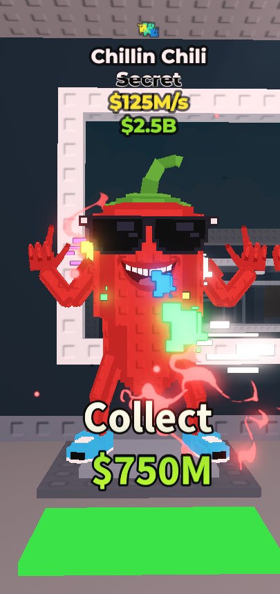 Steal A Brainrot Chillin Chilli 125M/S OP ENCHANTS-CHEAP | eBay UK