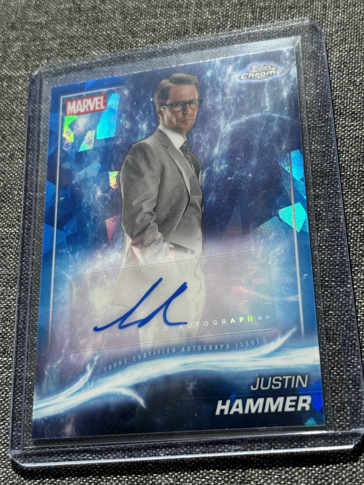 2025 Topps Chrome Marvel Studios Sapphire Sam Rockwell Justin Hammer ...