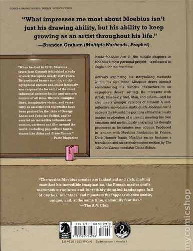 Moebius Library: Inside Moebius HC 2-1ST NM 2018 Stock Image | eBay