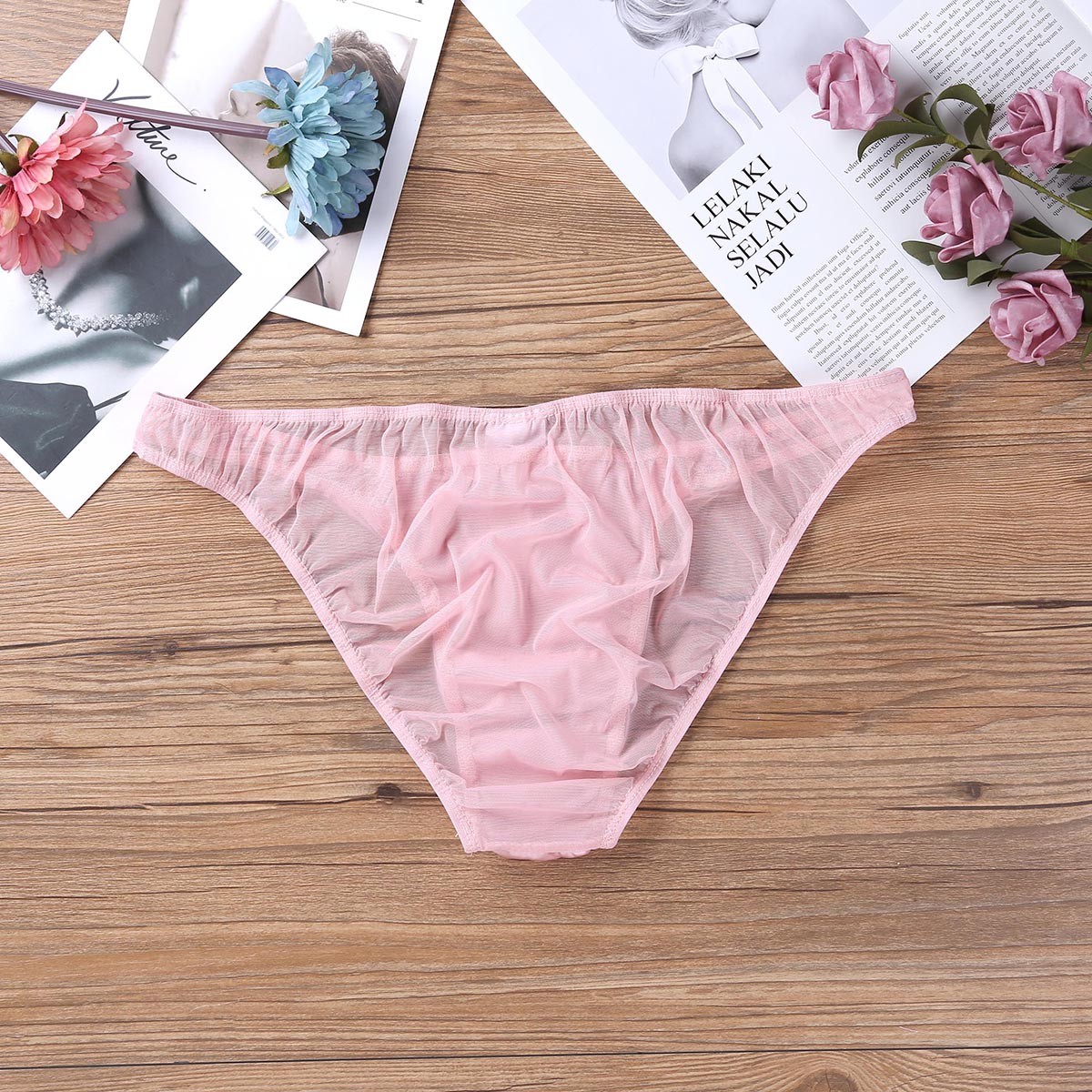 Herren Transparent Slips Mesh Unterwäsche String Micro T-Back Tanga ...