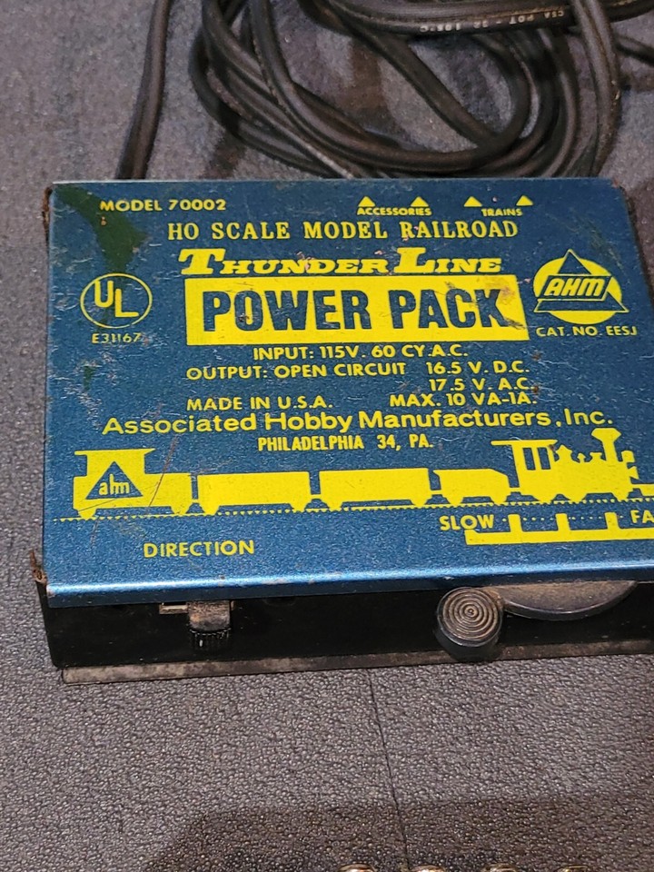 Ho Scale Model Railroad Power Pack Also Tyco Hobby Transformers 4 Total ...