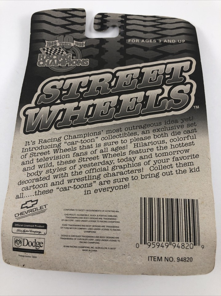 TMNT Racing Champions Die Cast Car (1999) Vintage Ninja Turtles New ...