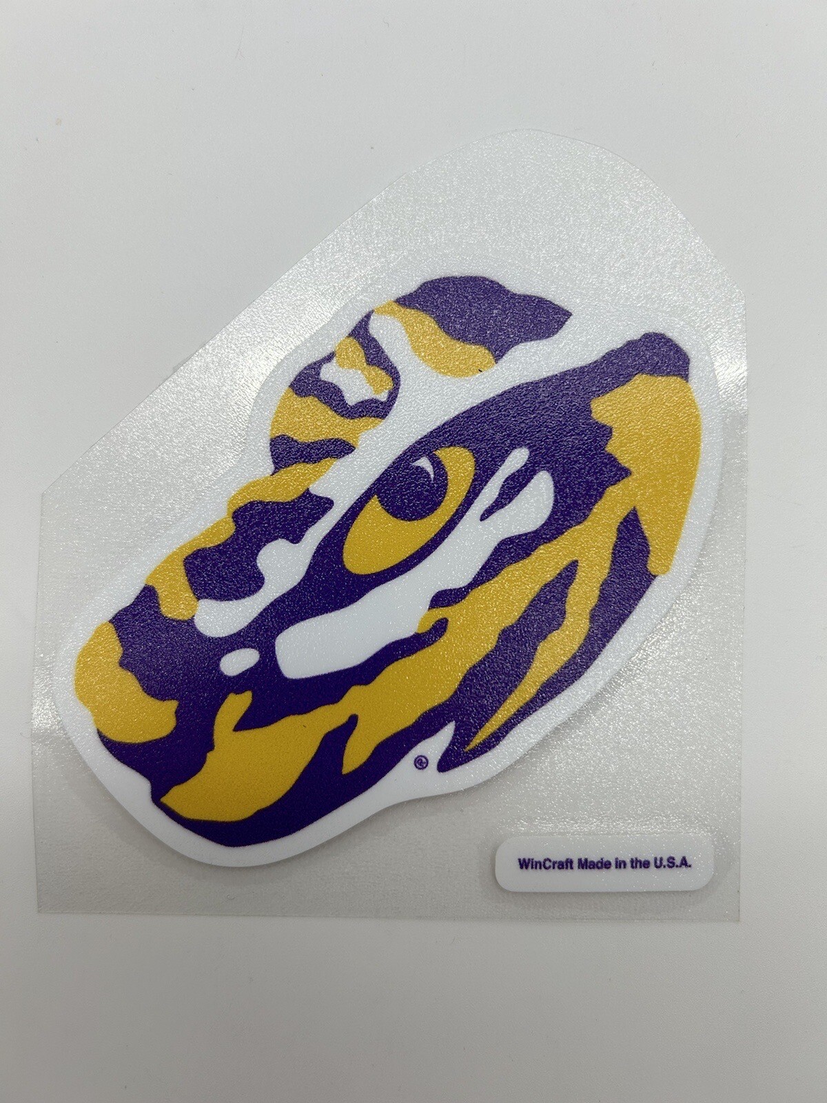 LSU Tigers Decal Die-Cut Decal, 4" x 4" Tiger Eye Logo | eBay