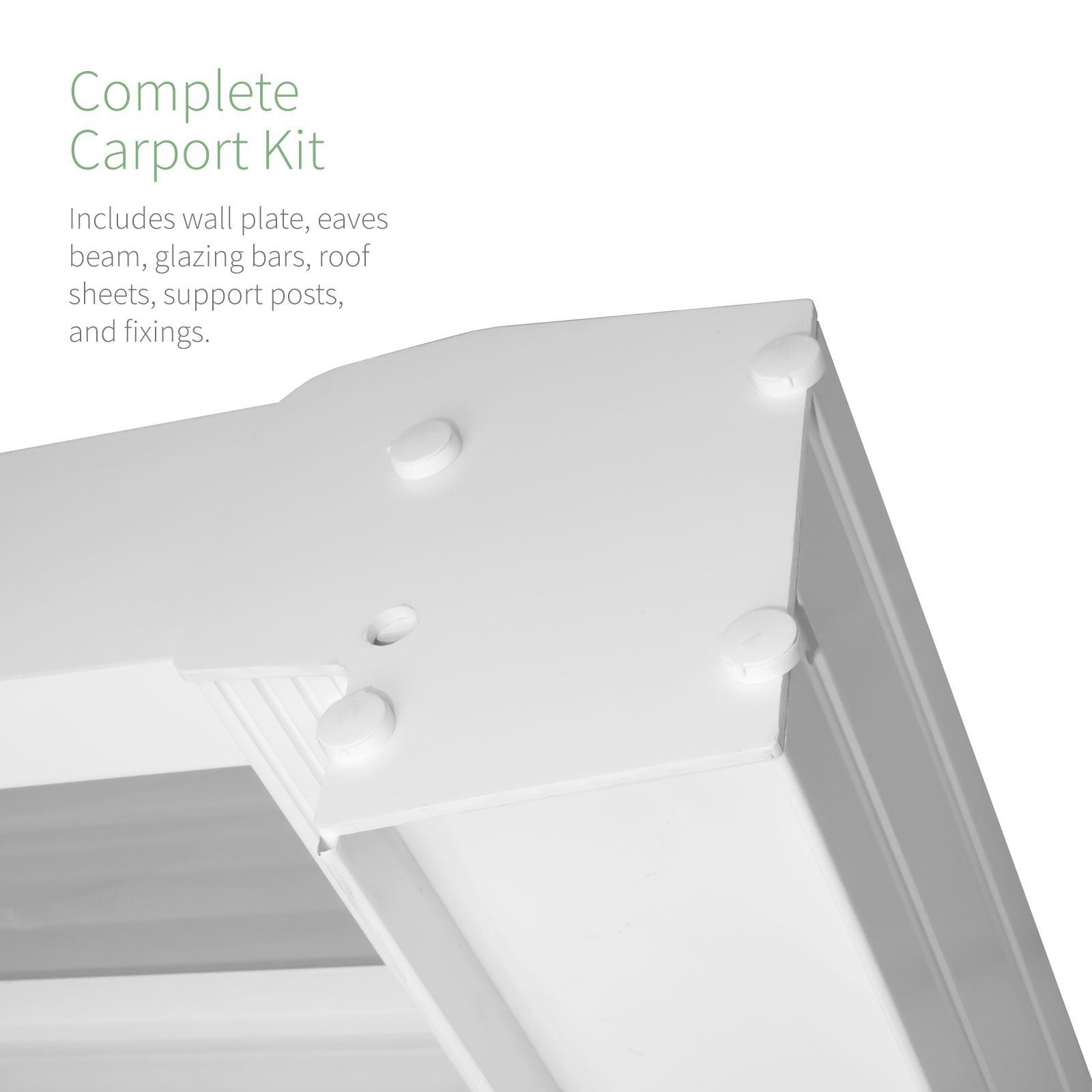 Polycarbonate Roof Canopy Evolution Car Port Patio Cover Walkway ...