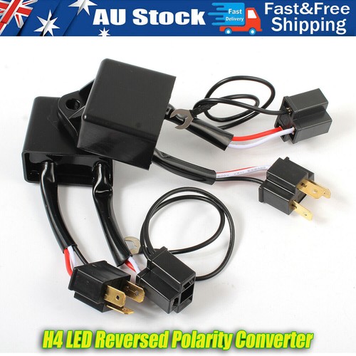 H4 LED Positive Negative Switch Harness Adapter Reversed Polarity ...