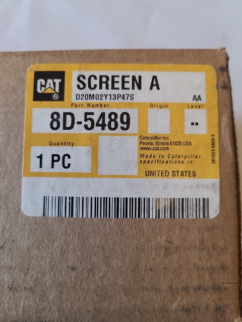 Genuine CAT Screen Assembly 8d-5489 Caterpillar Fluid Filter Element ...