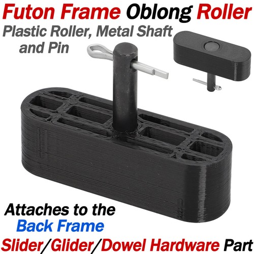 FUTON FRAME OBLONG ROLLER - (Sold Each), SLIDER / GLIDER / DOWEL ...